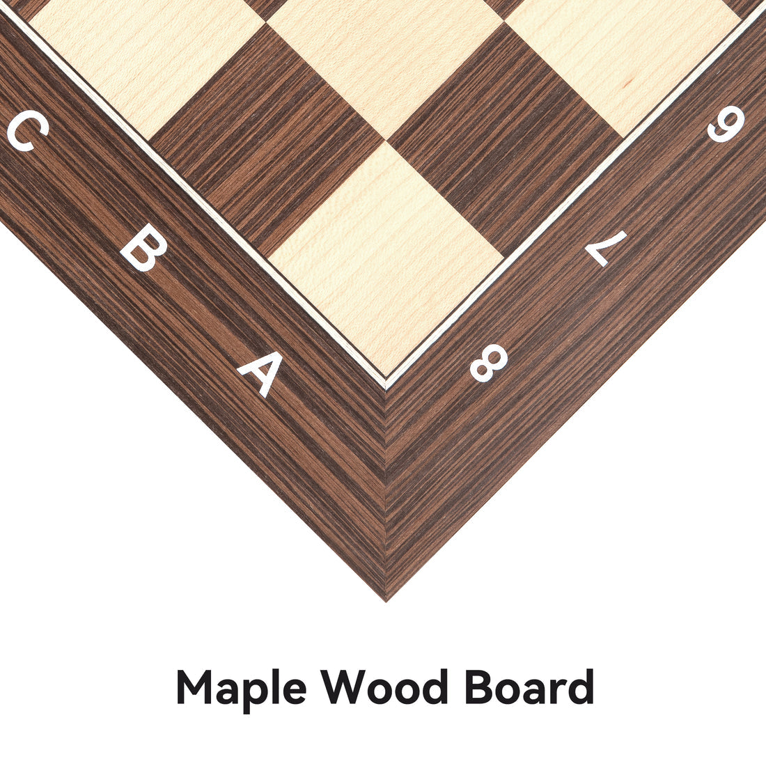 Woodronic Professional Chess Board, Maple Inlaid A5049 – Grand Humidors