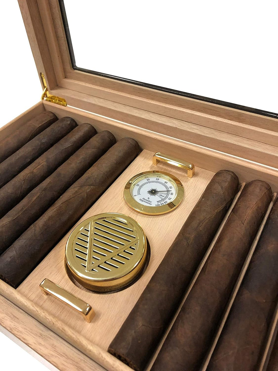 Prestige Import Group - Braydon Glass Top Contemporary 35 Cigar Ct. De ...
