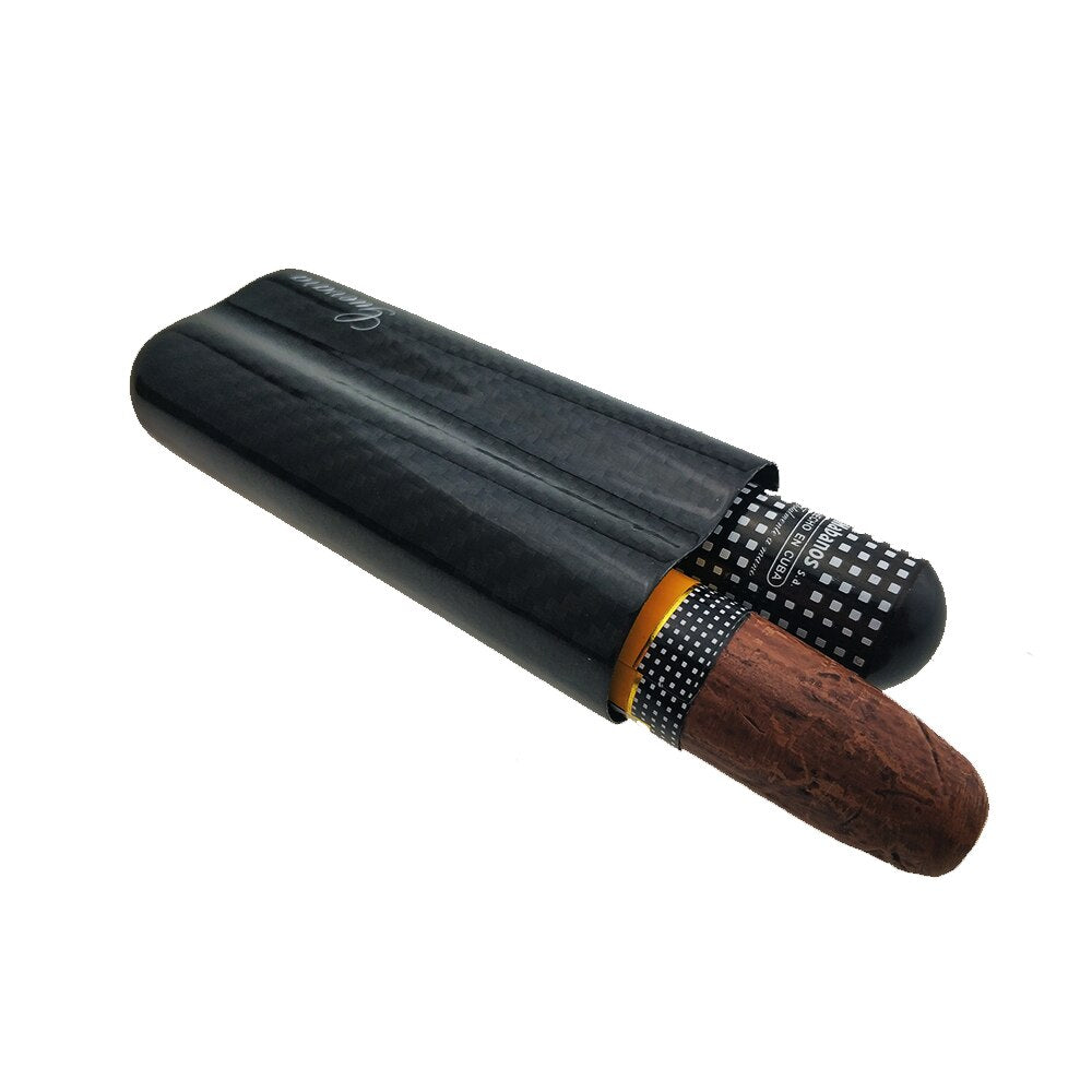CIGAR TUBE CARBON FIBER CIGAR CASE
