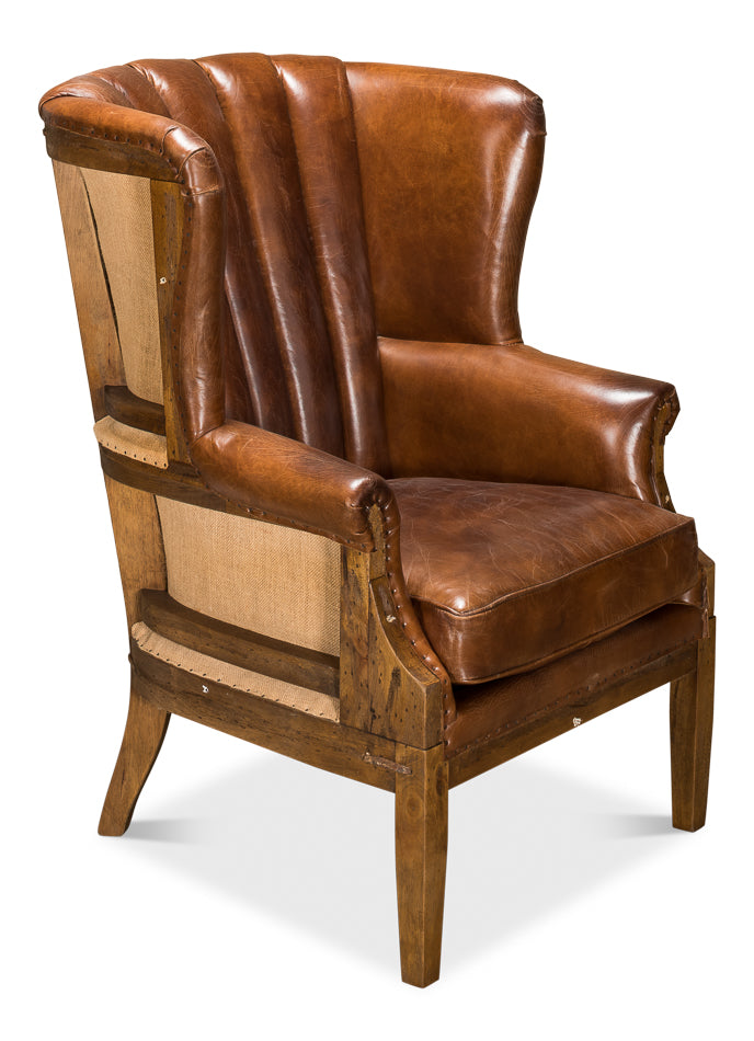 Leather Cigar Chairs