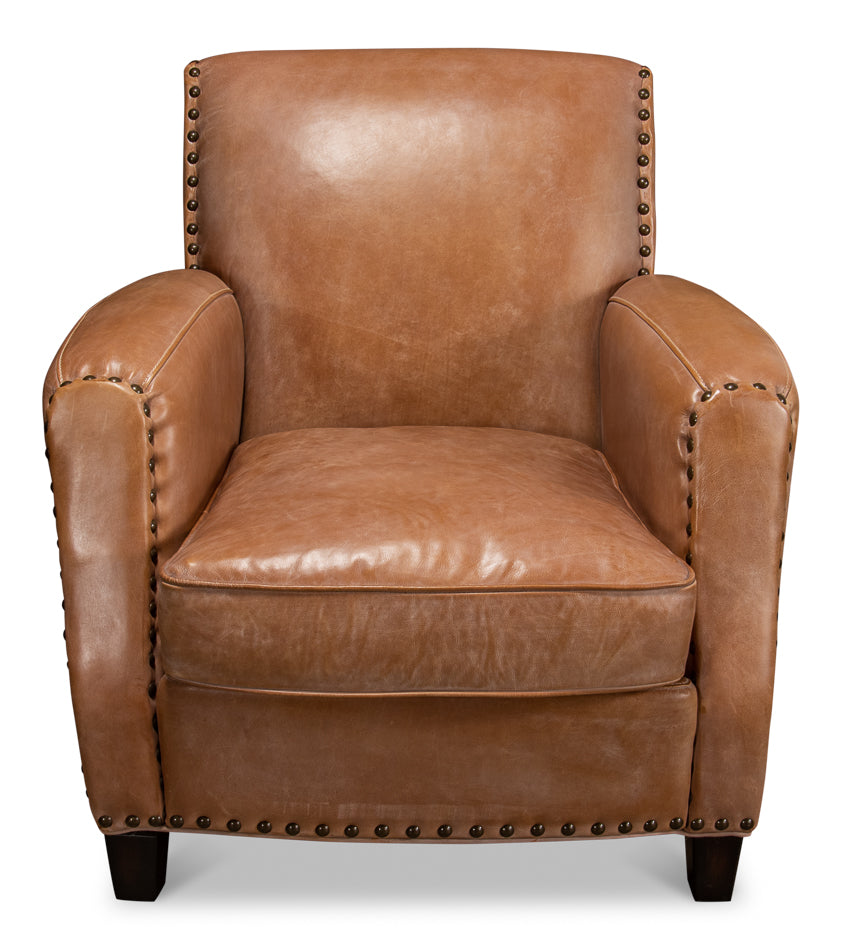 Leather Cigar Chairs