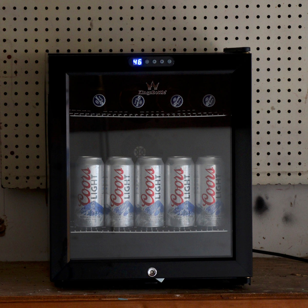 Kings Bottle 45 Can Compressor Mini Bar Fridge KBU52BP – Grand Humidors