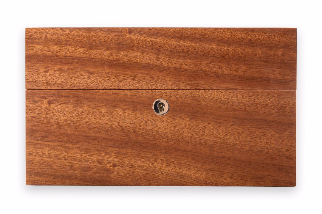 Cannaseur® One Mahogany Cannabis Humidor with 2 Jars and Lock – Grand ...