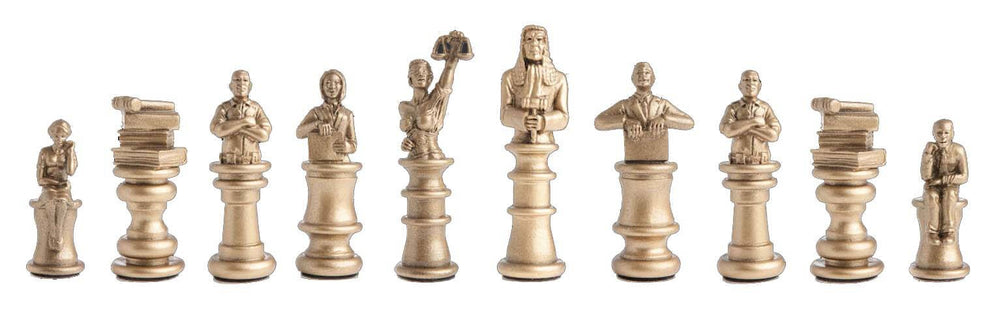 House of Staunton "Approach the Bench" Legal Chess Set