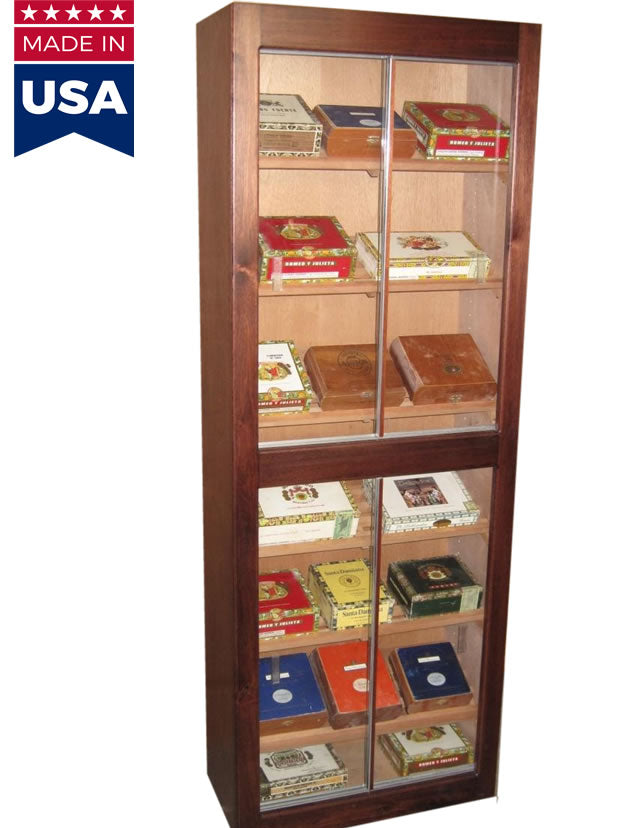 E12 Genuine USA Spanish Cedar Commercial - Retail Cabinet Humidor - 20 ...
